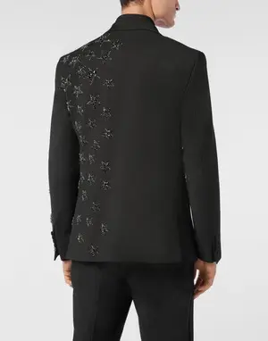 Philipp Plein Wool Blazer Lord Fit Stars