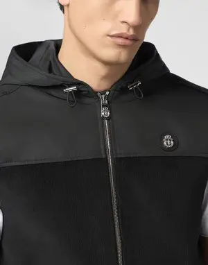 BILLIONAIRE Velvet Nylon Short Vest