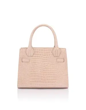 Philipp Plein Crocodile-effect Leather Shopper Bag - Beige
