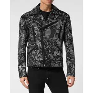 Philipp Plein Leather Jacket Tattoo