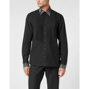 Philipp Plein Shirt Smoking Cut