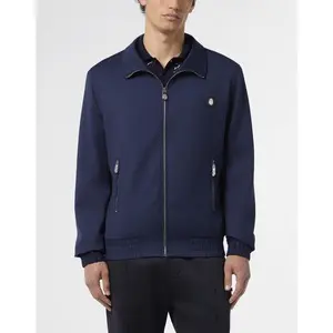 BILLIONAIRE Wool Tracksuit Jacket - Navy