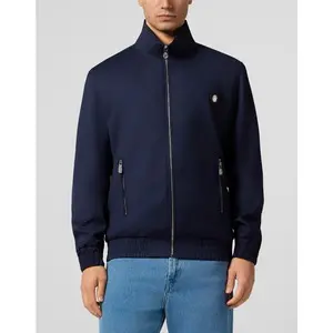 BILLIONAIRE Wool Tracksuit Jacket - Navy