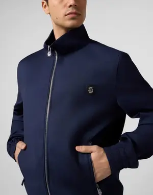 BILLIONAIRE Wool Tracksuit Jacket - Navy