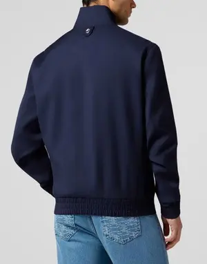 BILLIONAIRE Wool Tracksuit Jacket - Navy