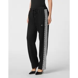 Philipp Plein Jersey Jogging Pants Crystal