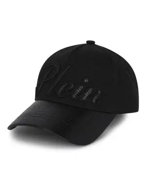 Philipp Plein Baseball Cap Cocco Signature - Black