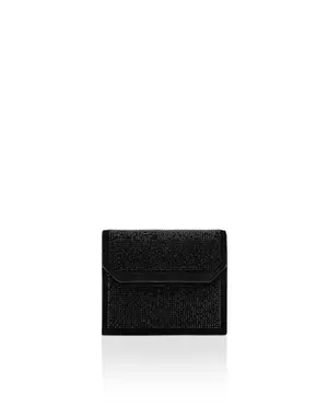 Philipp Plein Suede/strass Clutch