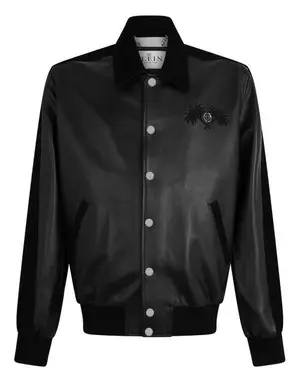 Philipp Plein Coster Jacket Palms - Black
