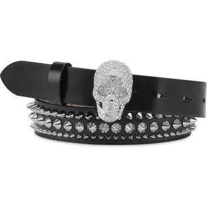 Philipp Plein Belt Skull - Crystal
