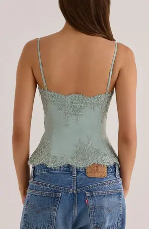 House Of Cb Soraya Embellished Georgette Top