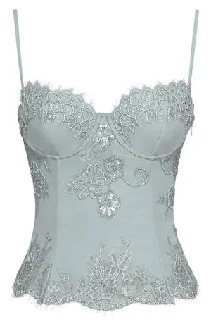 House Of Cb Soraya Embellished Georgette Top