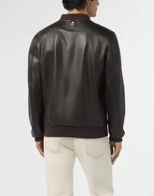 BILLIONAIRE Nappa Leather Bomber Basic