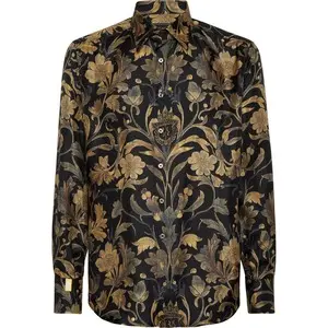 BILLIONAIRE Silk Cut Shirt Baroque - Gold