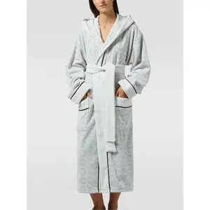Philipp Plein Hooded Bathrobe Pp - White