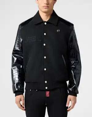 Philipp Plein Coster Jacket Cocco Sleeves &amp; Shoulders - Black