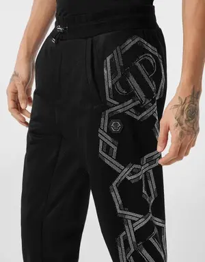 Philipp Plein Trousers Jogging Chains