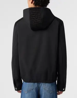Philipp Plein Nylon Jacket With Cocco Inserts