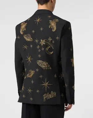 Philipp Plein Blazer Patches Zodiac