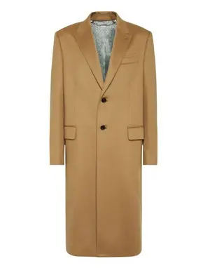 BILLIONAIRE Cashmere Regular Fit Coat - Beige