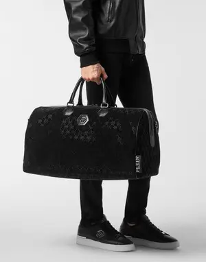 Philipp Plein Handle Bag Monogram - Black/black