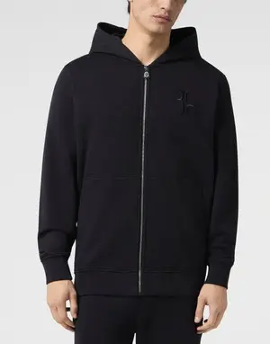 BILLIONAIRE Zip Hoodie Baroque - Black