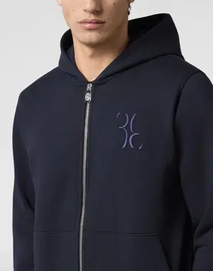 BILLIONAIRE Zip Hoodie Baroque - Navy
