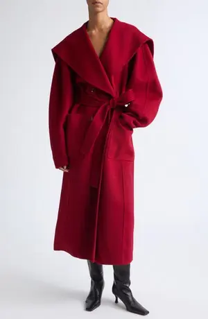 Ulla Johnson Rory Wool & Cashmere Blend Coat - Cerise