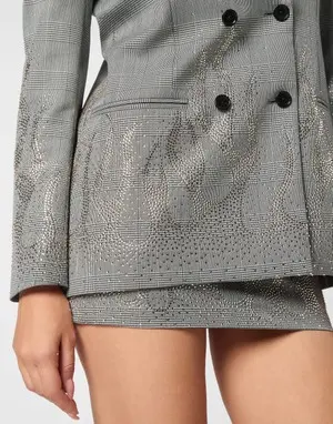 Philipp Plein Wool Gold Fit Blazer Ls Flame