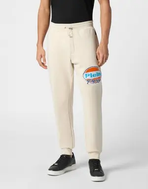 Philipp Plein Jogging Pants Cars Racing - Beige
