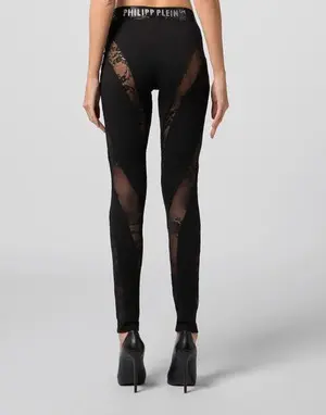 Philipp Plein Multicutting Leggings Lace