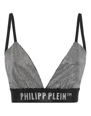 Philipp Plein Bra Stones - White