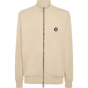 BILLIONAIRE Full-zip Tracksuit Jacket - Beige