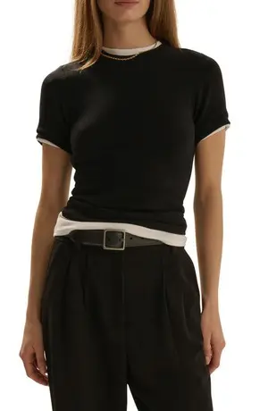 FAVORITE DAUGHTER The Heritage Baby T-shirt Black