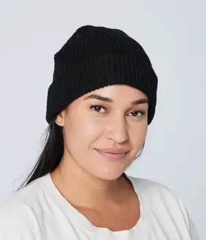 KNOWN SUPPLY Waffle Knit Beanie - Black