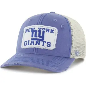 '47 New York Giants Egremont Well-worn Adjustable Trucker Hat - Blue