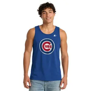STARTER Chicago Cubs Tank Top - Royal