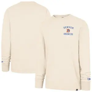 '47 Denver Broncos Heavy Slub Long Sleeve T-shirt - Tan