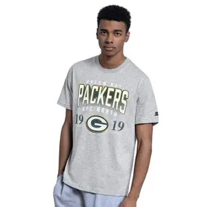 STARTER Heather Gray Bay Packers Two-pack Logo T-shirt Set