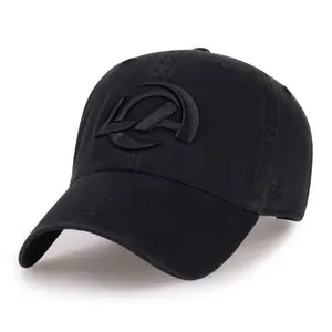 '47 Los Angeles Rams Tonal Clean Up Adjustable Hat - Black