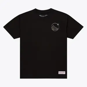 Mitchell & Ness Golden State Warriors Airbrush T-shirt - Black