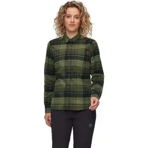 MAMMUT Trovat Long-sleeve Shirt - Marsh/black