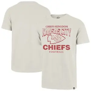 '47 Kansas City Chiefs Head On Scrum Slub T-shirt - Natural