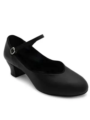 CAPEZIO Suede Sole Jr. Footlight Character Shoe