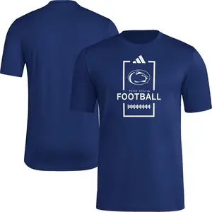 Adidas Penn State Nittany Lions Football Polyester T-shirt - Navy