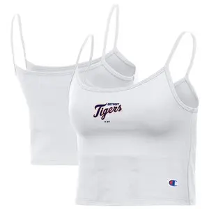 Champion Detroit Tigers Scoop Neck Tank Top - White