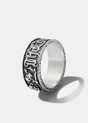 DISTURBIA Amorata Thick Sterling Ring