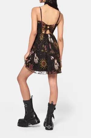 DISTURBIA Angela Folk Embroidered Cami Dress