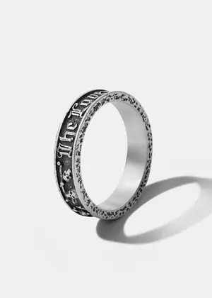 DISTURBIA Amorata Thin Sterling Ring