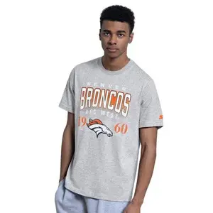 STARTER Heather Gray Denver Broncos Two-pack Logo T-shirt Set
